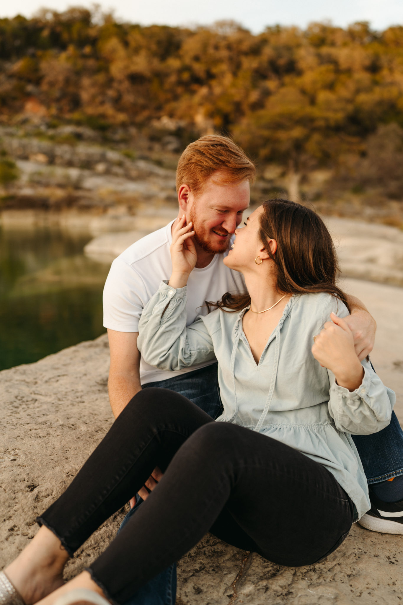 Pedernales Falls State Park Engagement Session | Katie + Luke - angelinaloreta.com