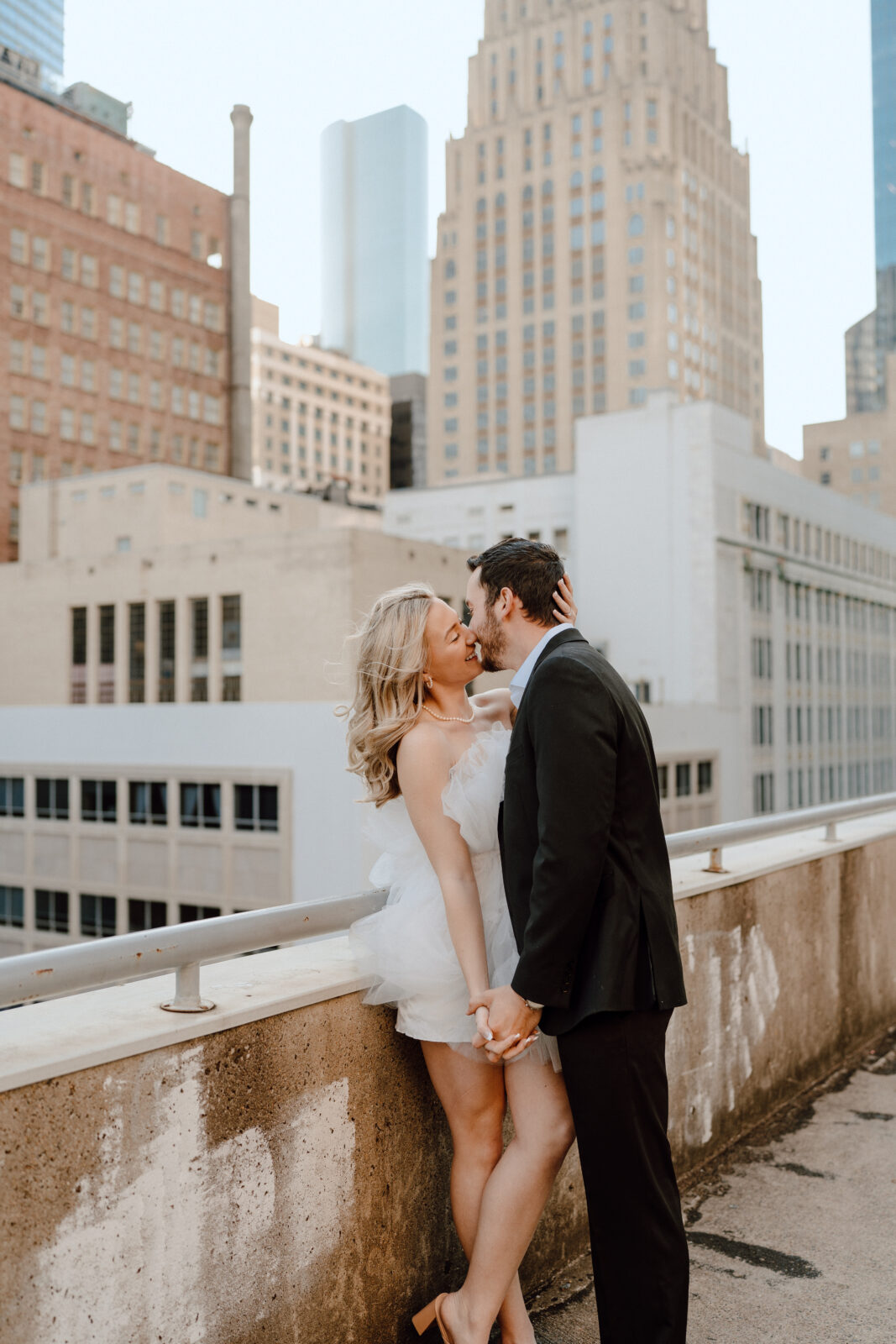 Downtown Houston Engagement Session | Noah + Alyssa | Angelina Loreta ...
